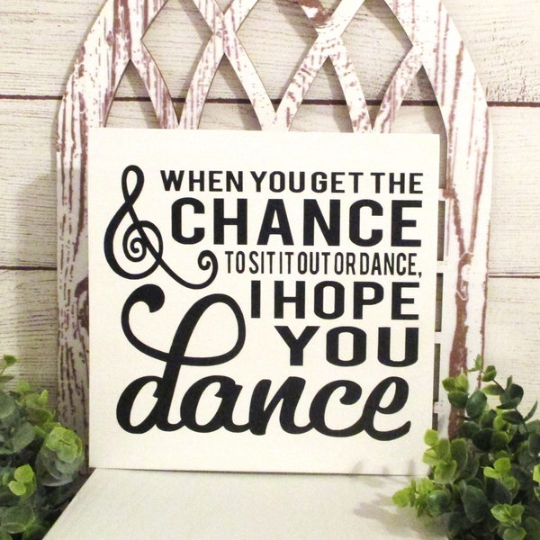Dance Wood Signs - Etsy