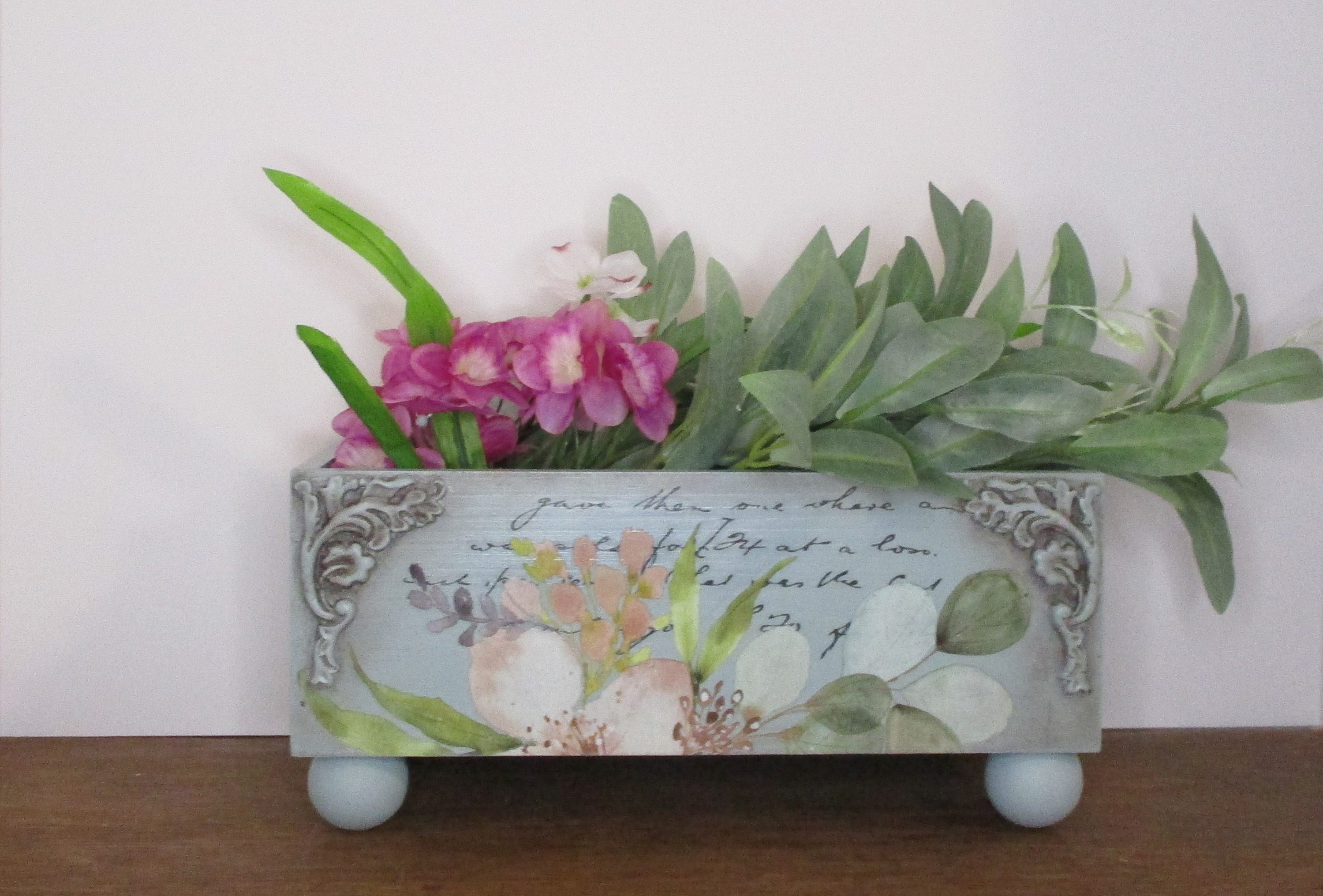 Aged to Perfection: Vintage-inspired French Country Cedar Wood Box in ...