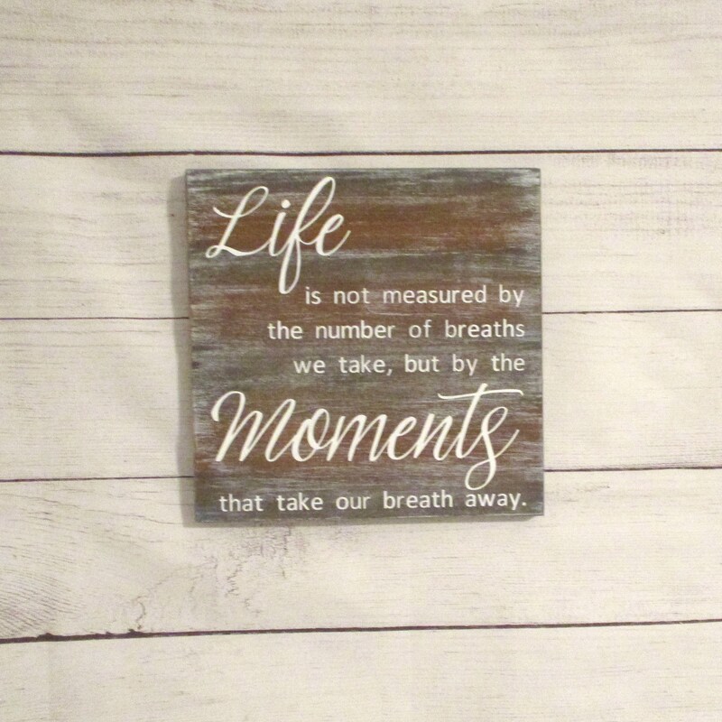 Life is Not Measured - Etsy