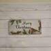 Merry Christmas Rustic Farmhouse Wood Sign Christmas Sign - Etsy