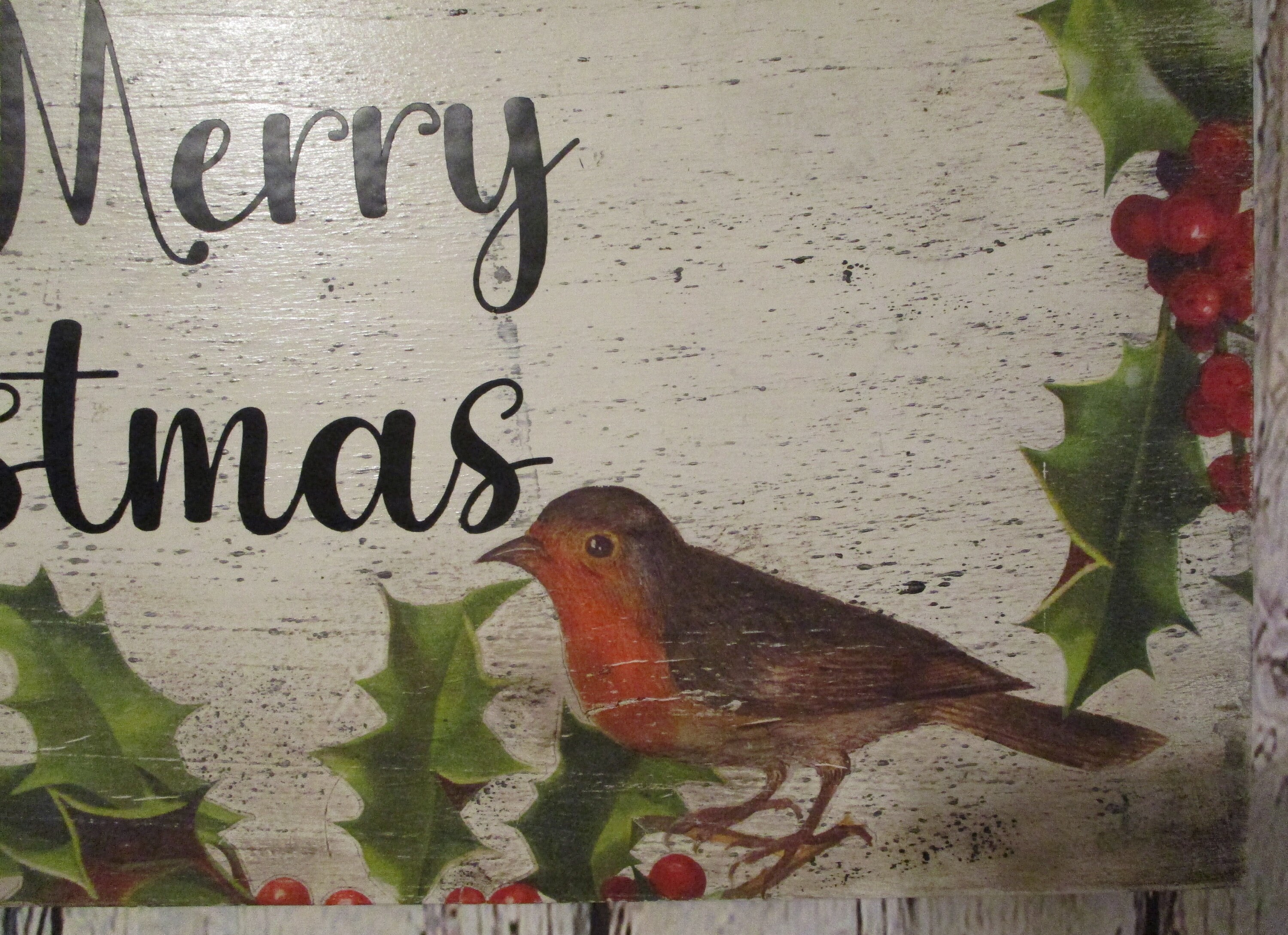 Merry Christmas Rustic Farmhouse Wood Sign Christmas Sign - Etsy