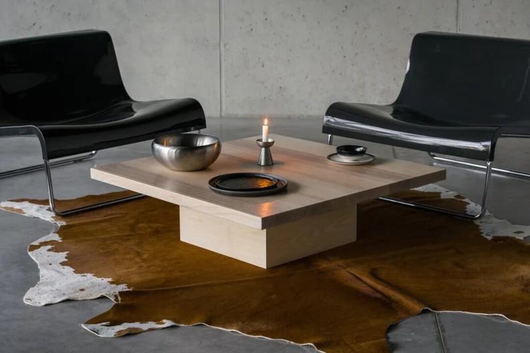 Low Table for Floor Seating, Low Profile Table, Wooden Low Table, Low ...