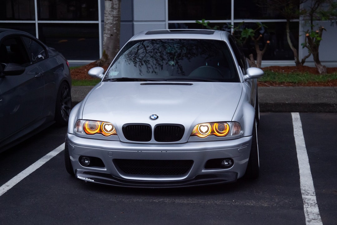 V2 BMW E46 Headlight Covers: Heart Style - Etsy