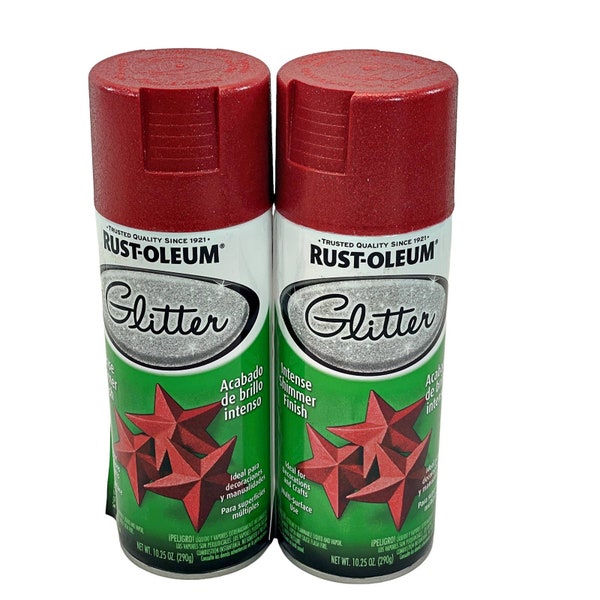 Red Glitter Spray Paint - Etsy