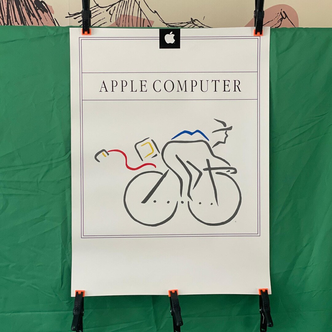 Apple Computer Wheels for the Mind Picasso Poster Original Super RARE ...