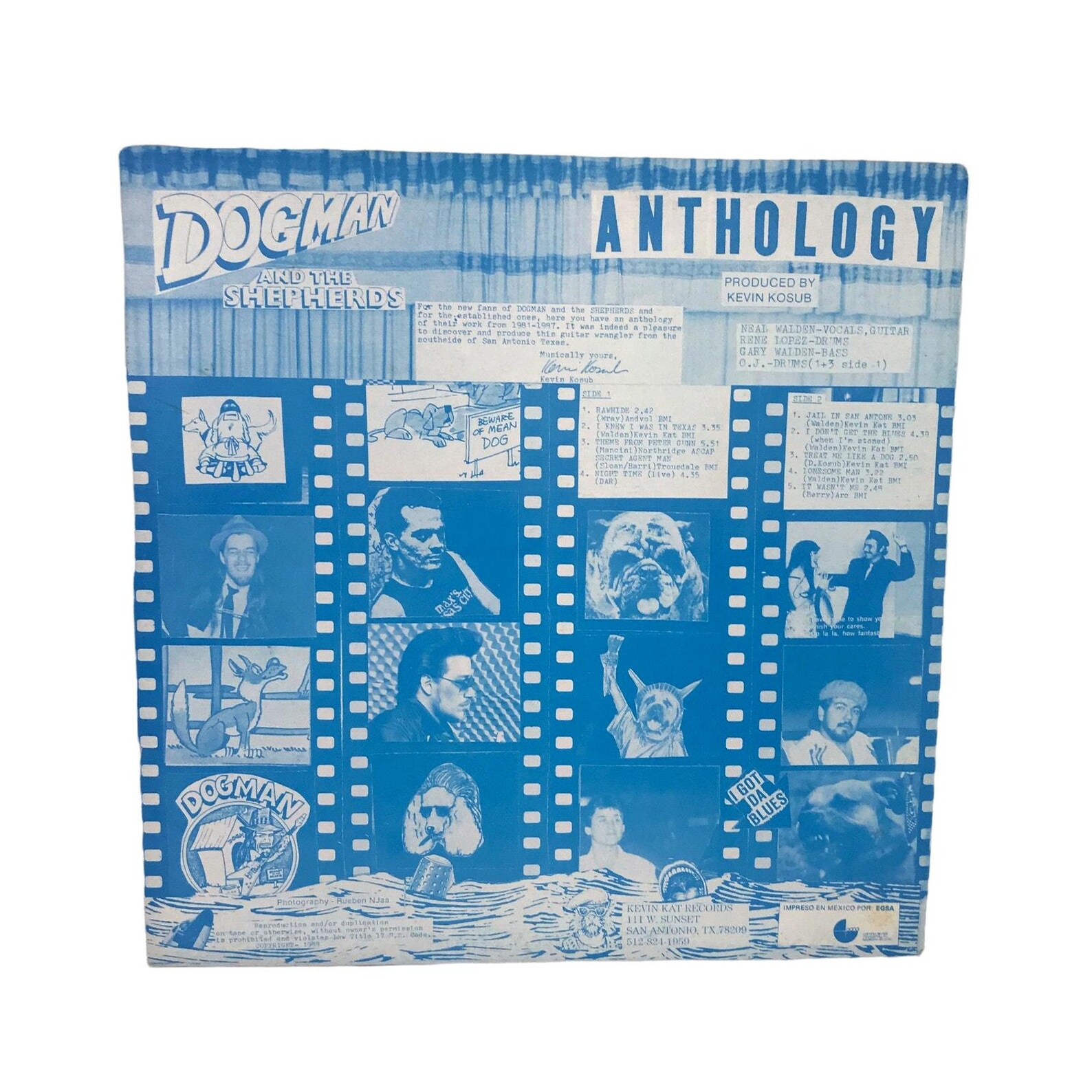 Dogman and the Shepherds Anthology Lp Vinyl Album 1988 Blues Rock - Etsy