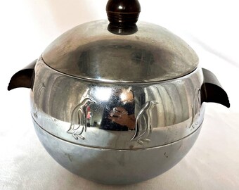 Stainless Steel Penguin Hot Cold Server West Bend Penguin - Etsy