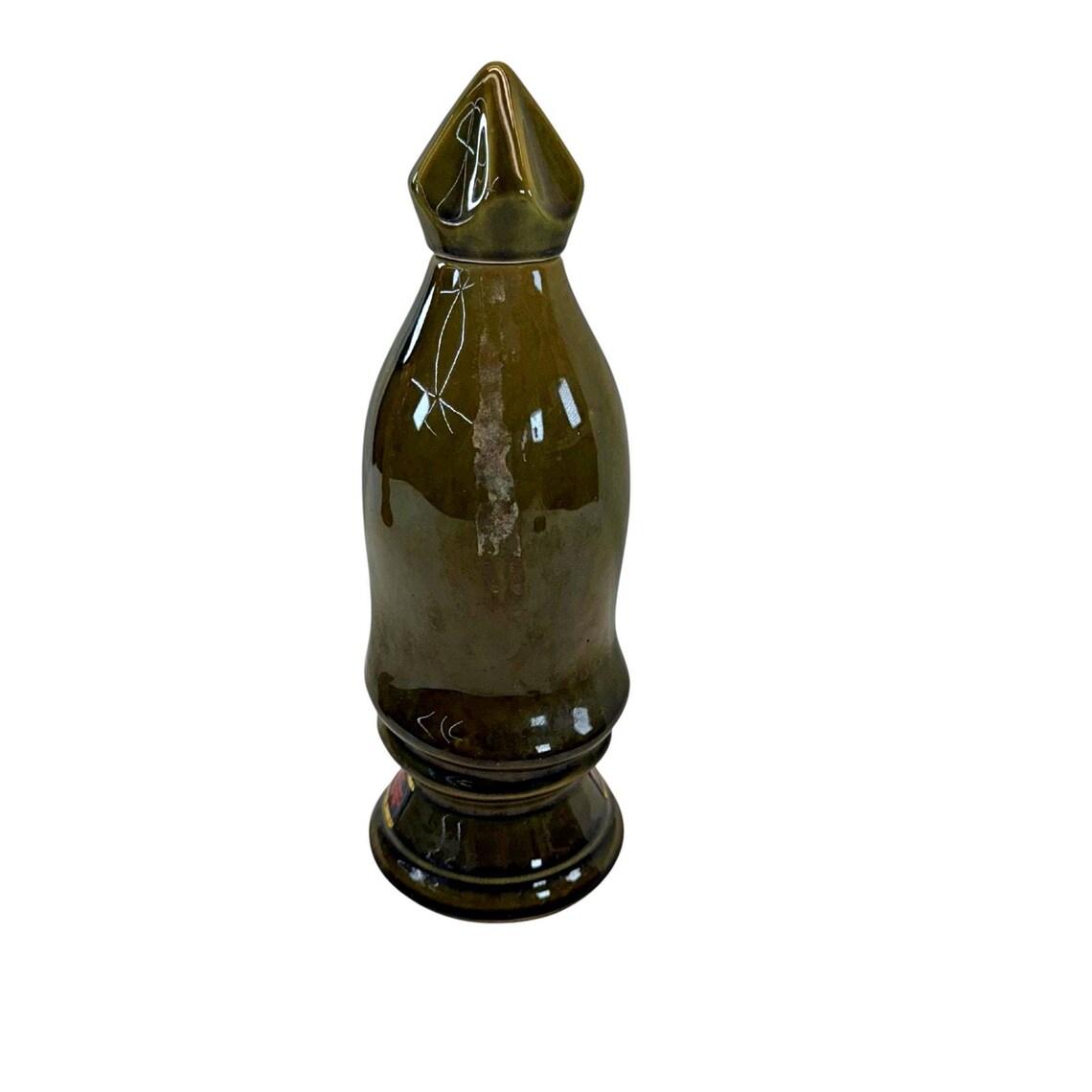 Vintage 1960's Old Crow Green Pawn Chess Piece Empty Decanter MCM - Etsy