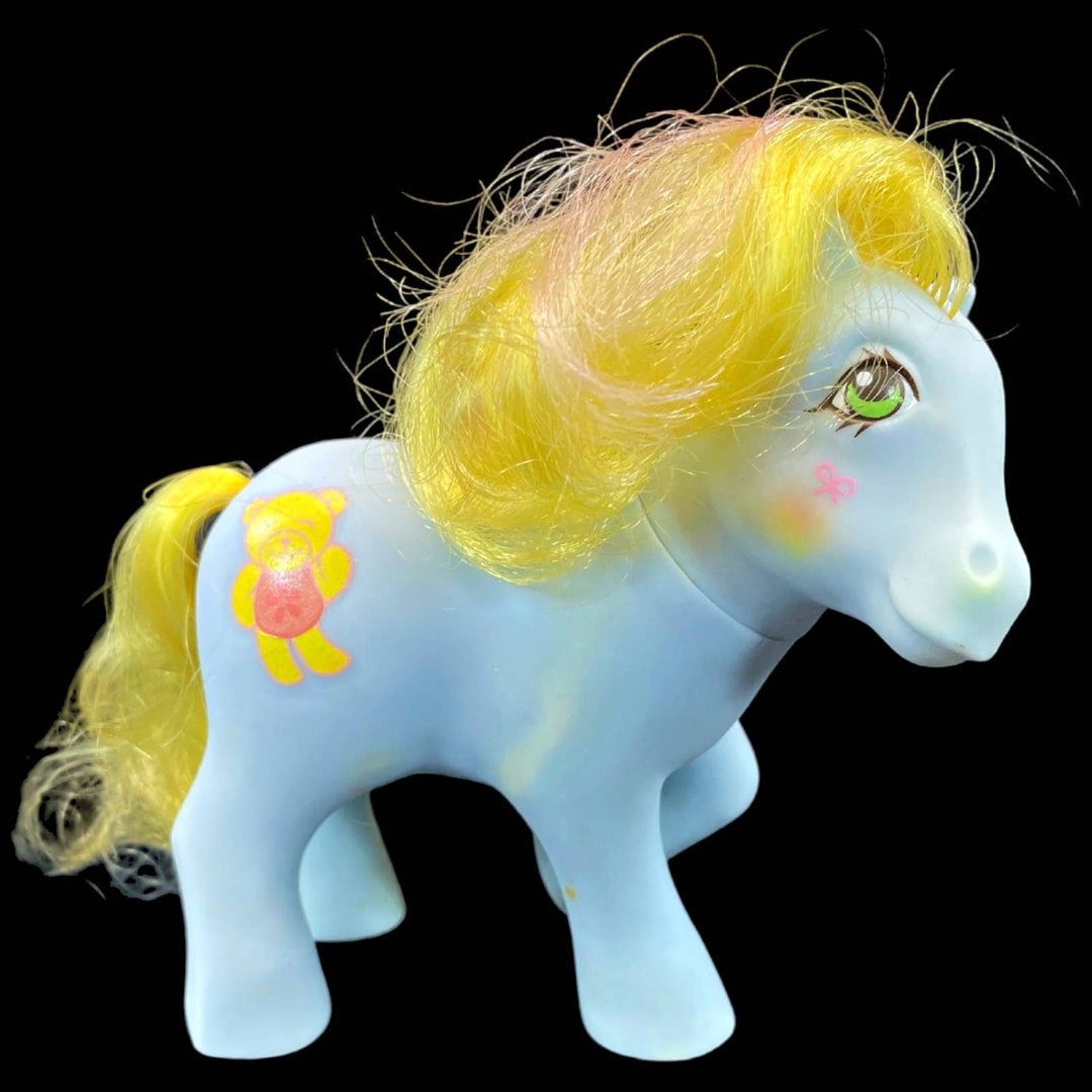 My Little Pony MLP G1 Y6 Cuddles Magic Message 1984 Teddy Bear - Etsy