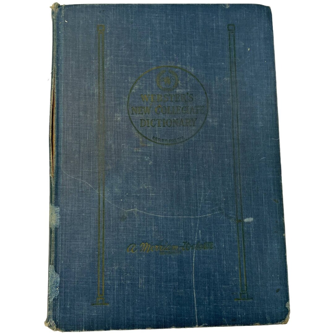 Vintage Merriam Webster New Collegiate Dictionary 1959 Hardcover. Good ...