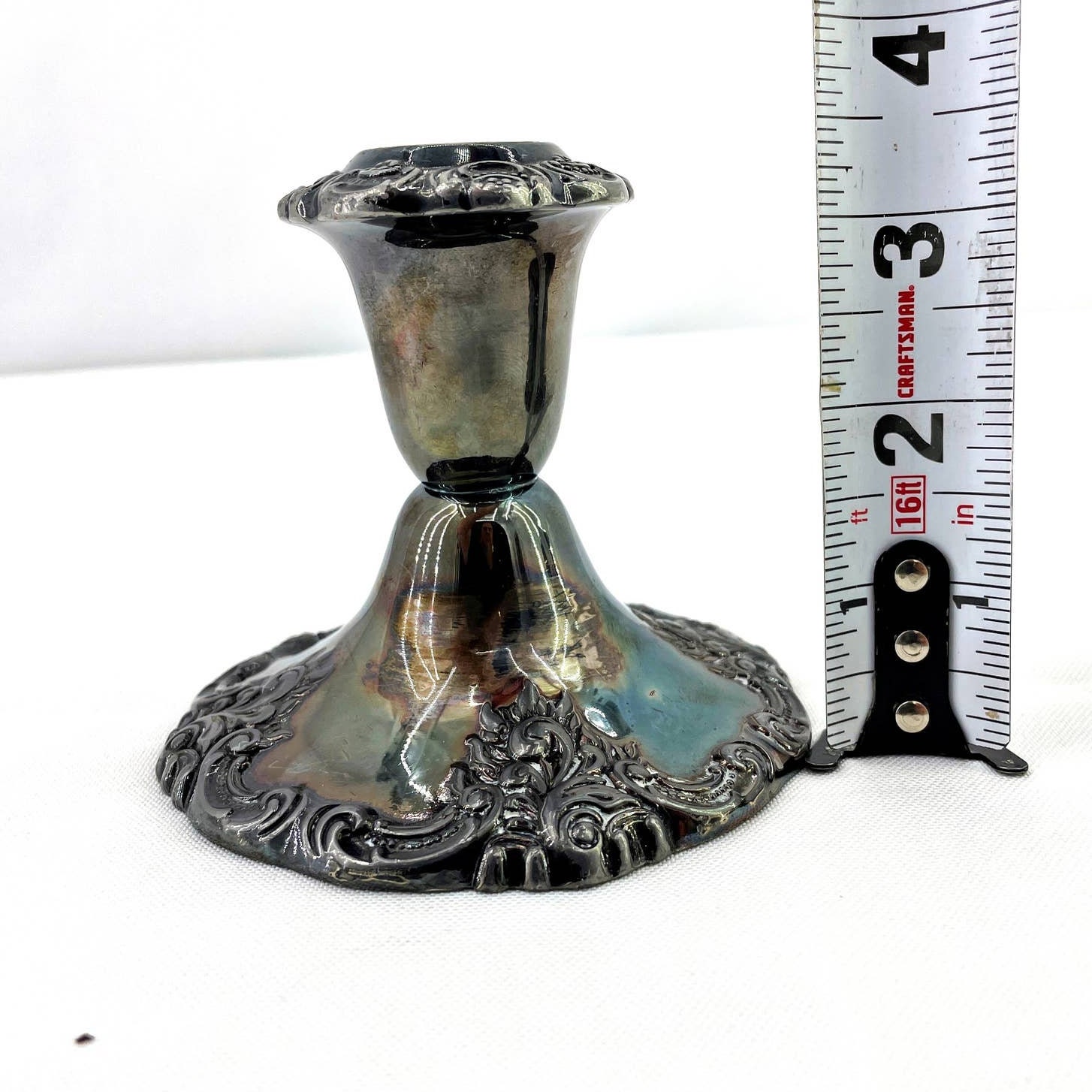 Vintage Baroque by Wallace Heavy Candle Stick Holders 750 - Etsy