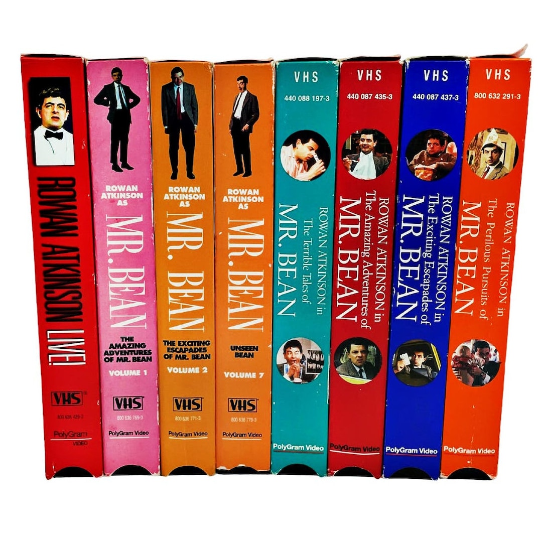 Lot of 8 Mr. Bean VHS Tapes View Pictures for Details on Contents - Etsy