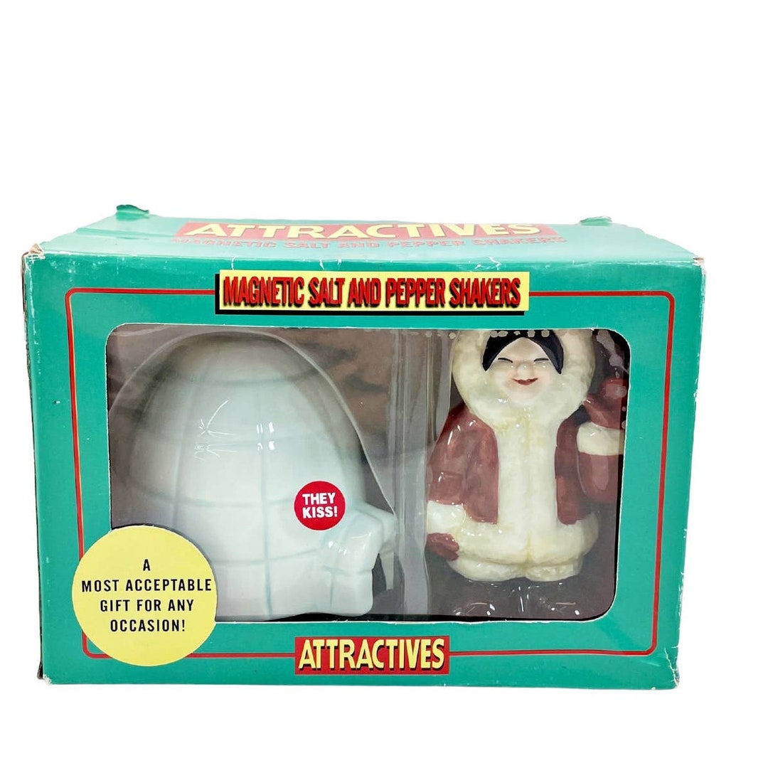 Attractives by Pacific Magnetic Eskimo and Igloo Salt & Pepper Shaker ...
