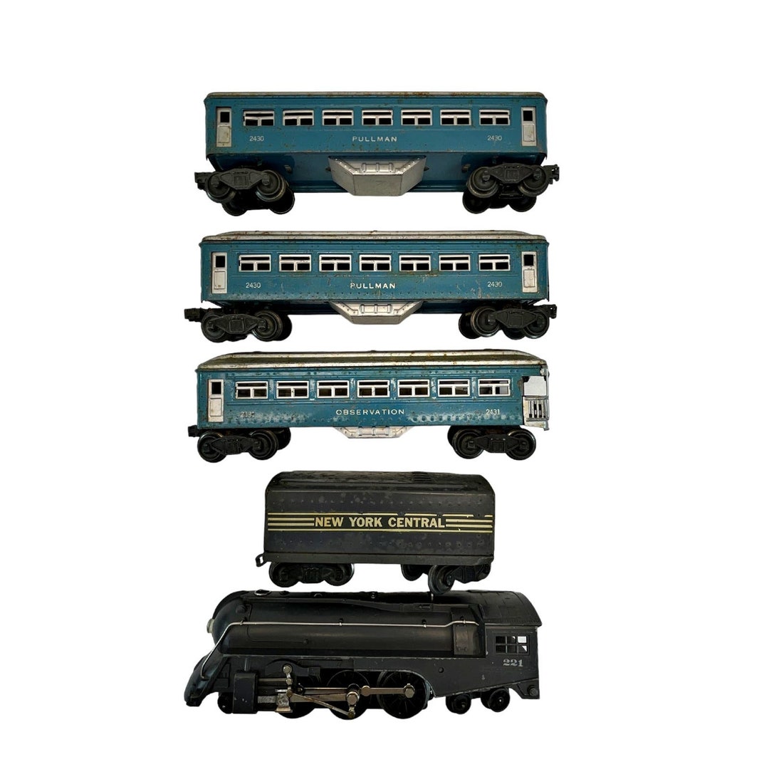 Lionel Train 1947 Postwar 1400 Passenger Set O Guage 221 Locomotive ...