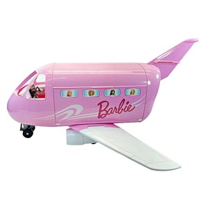 Mattel Barbie Pink Passport Glamour Vacation Jet Airplane Plane 1999 ...