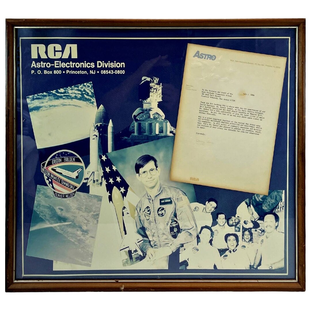 RCA Astro-electronics Division Space Shuttle Columbia Framed - Etsy