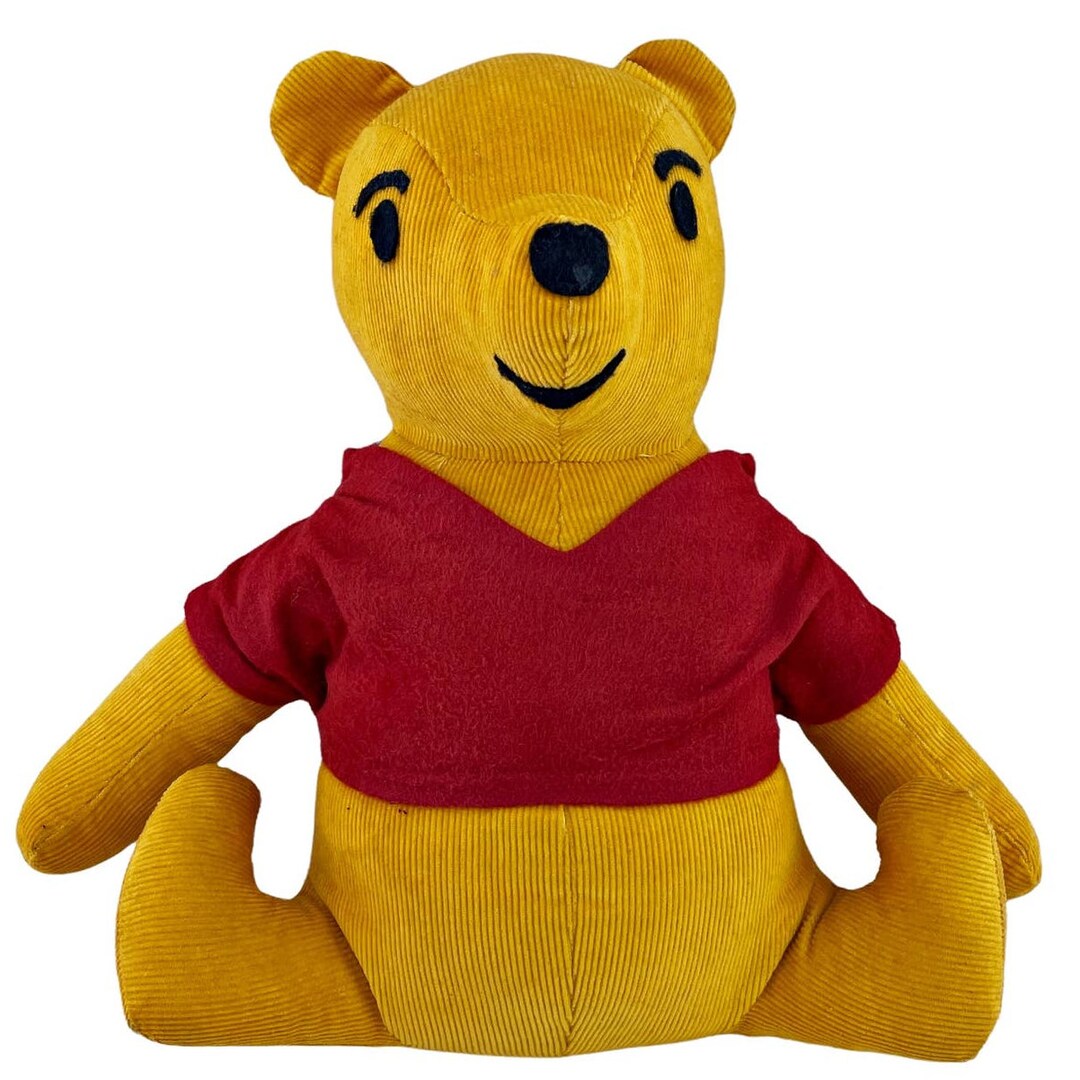 Vintage Antique Winnie the Pooh Corduroy Stuffed Plush Animal Toy 12 - Etsy