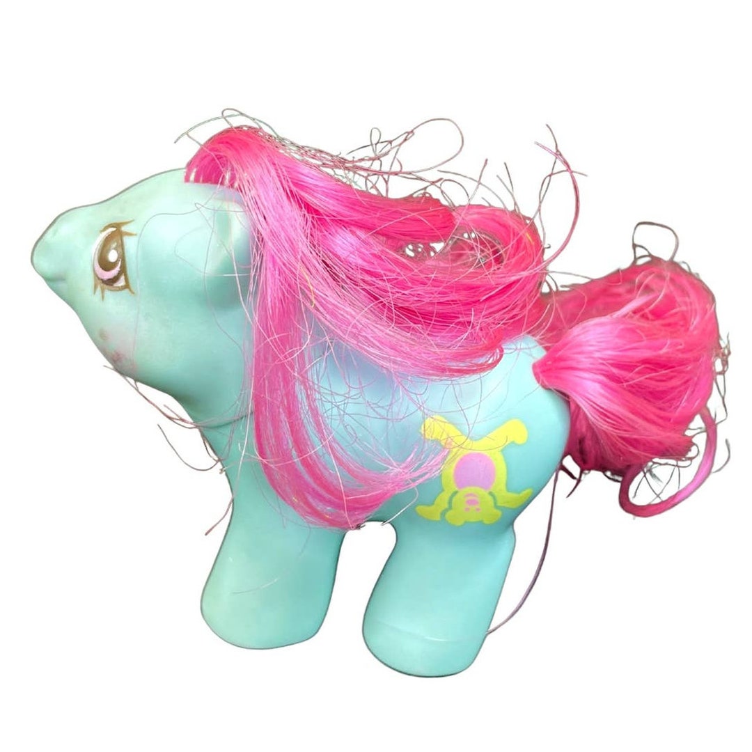 Vintage Shaggy Newborn Ponies My Little Pony 1987 Hasbro G1 MLP Y7 ...