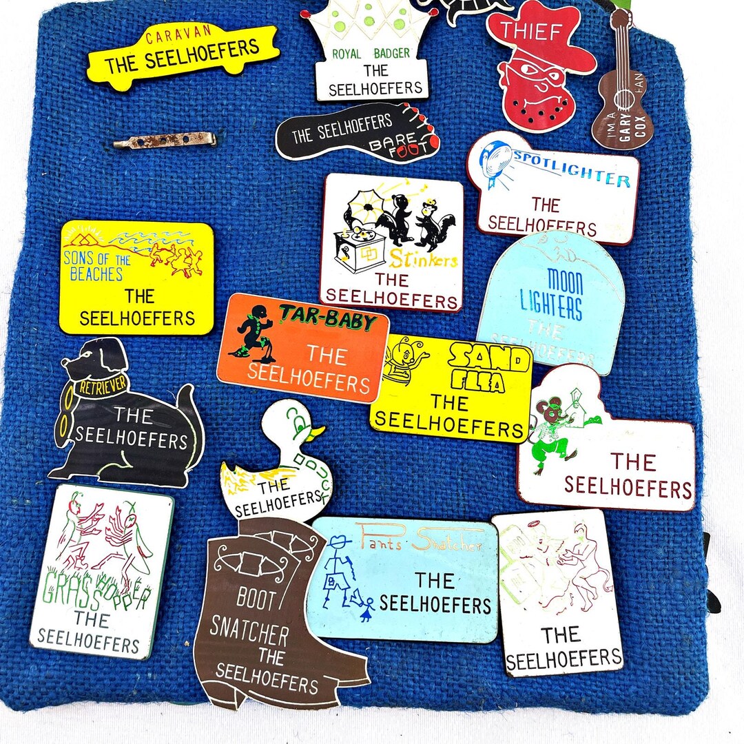 VTG 70's Square Dancing Club Pins Pinbacks Buttons Ding-a-ling Boot ...