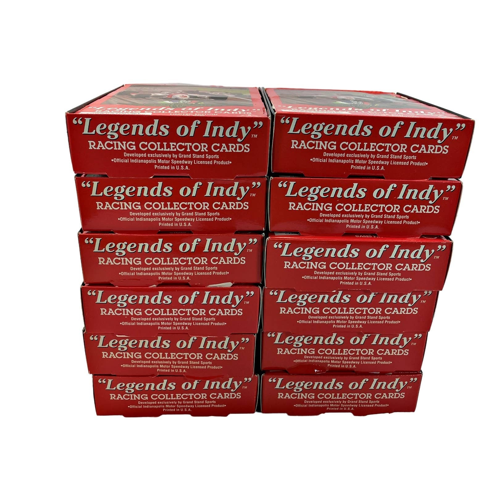 1992 Legends of Indy Racing Collector Cards Factory Case 12 Boxes of 36 ...