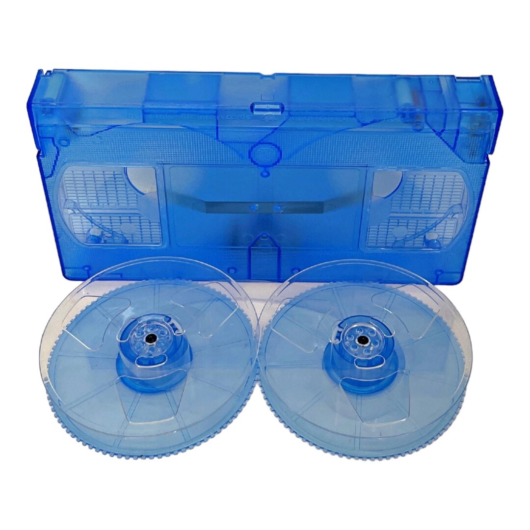 VHS is LIFE Blue Transparent Color VHS Shell W/ Matching Spools - No ...