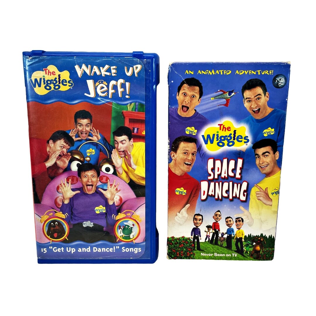 The Wiggles VHS Wake up Jeff & Space Dance NO MOLD - Etsy