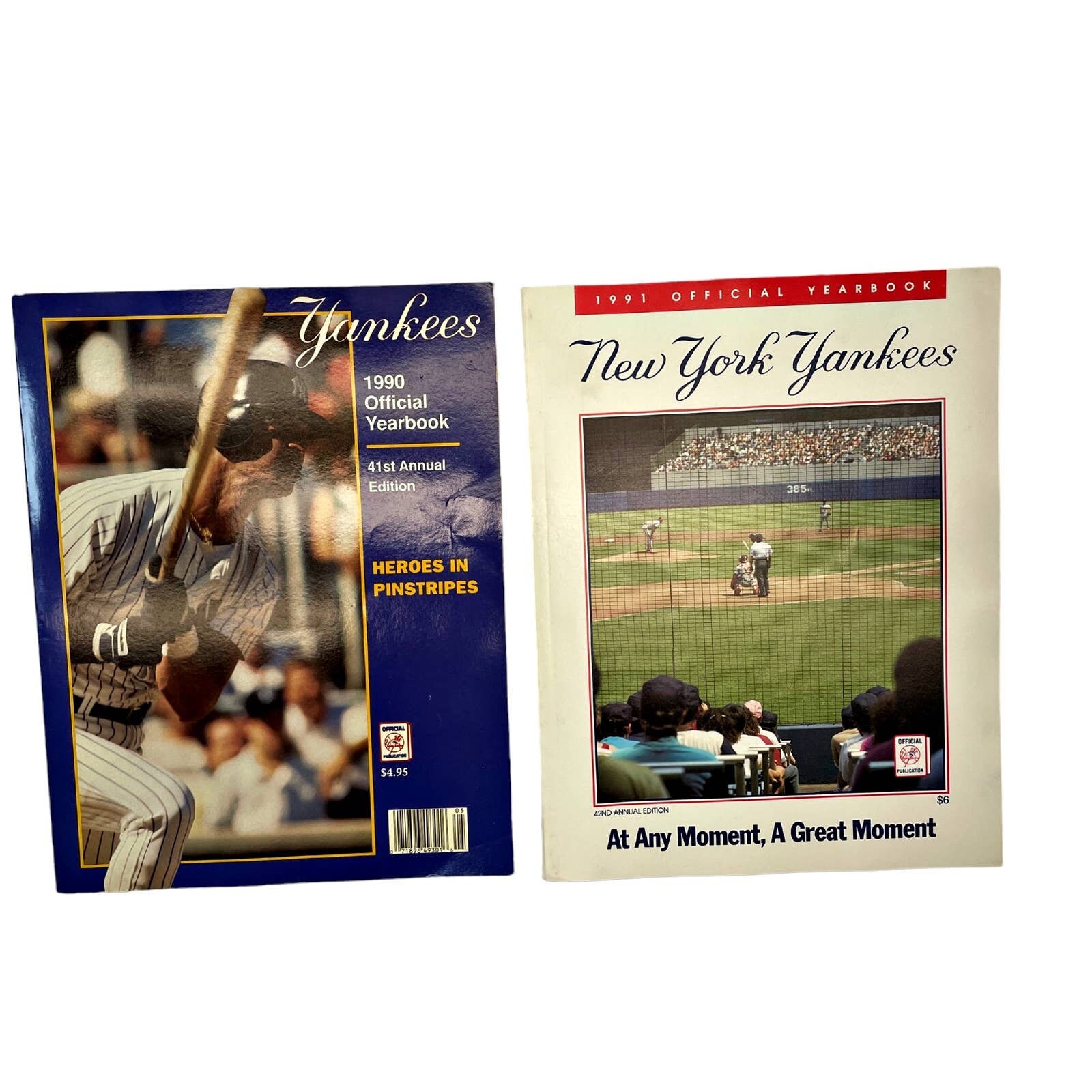 Lot of 10 Vintage New York Yankees Baseball Official Yearbooks 1980's ...