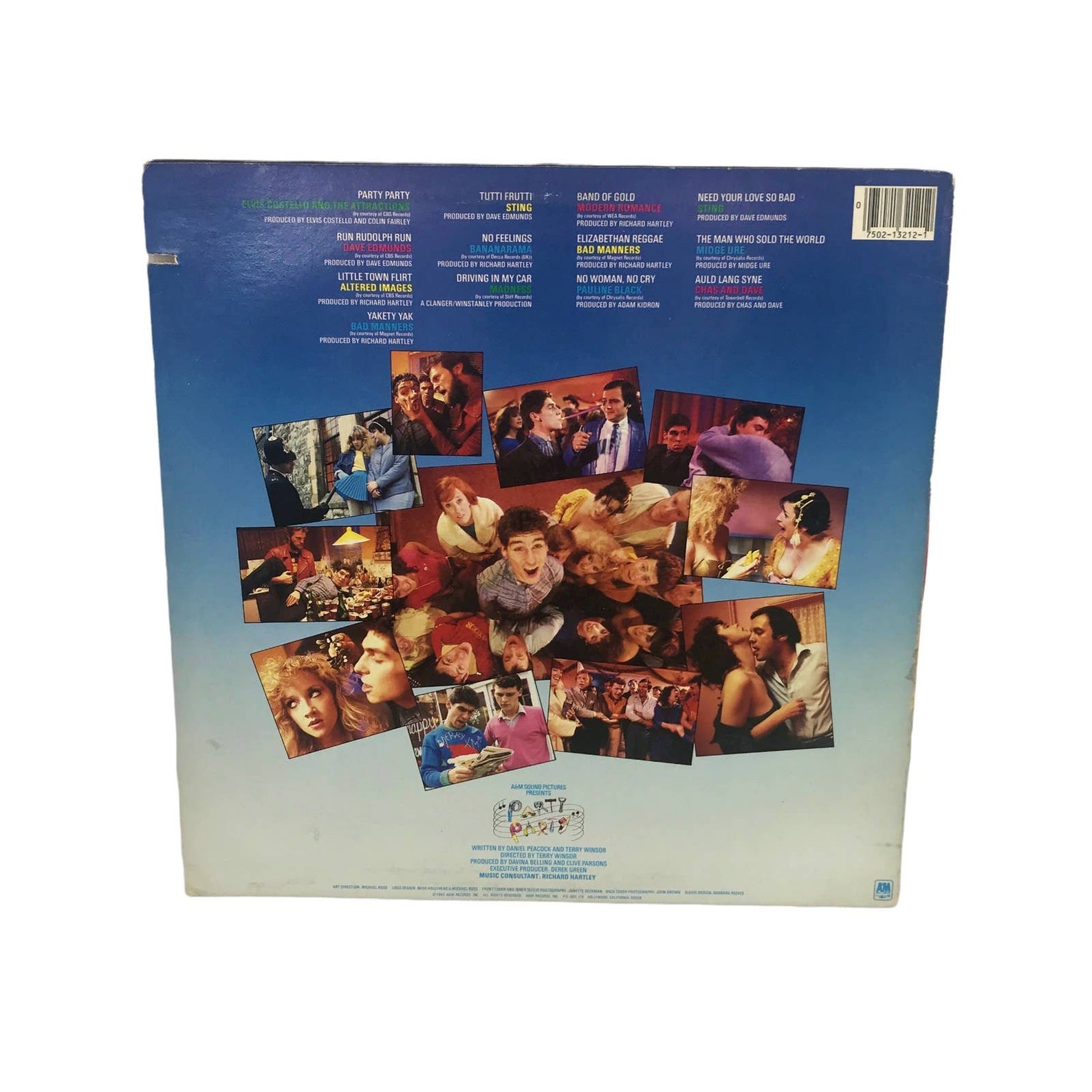 Party Party Motion Picture 1982 Lp Vinyl Album Sting Bananarama ...