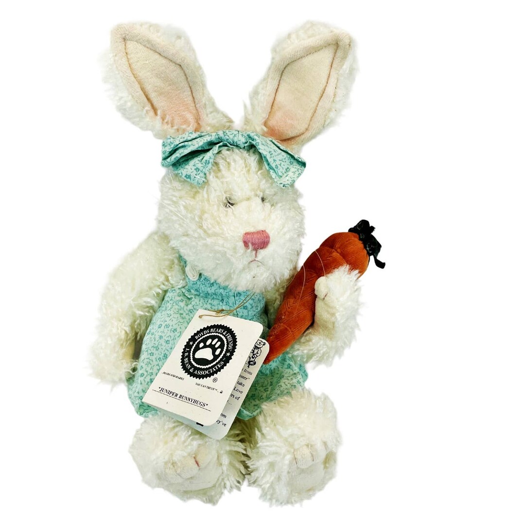 Boyd's Bears & Friends Juniper Bunnyhugs Plush Stuffed Easter Rabbit ...