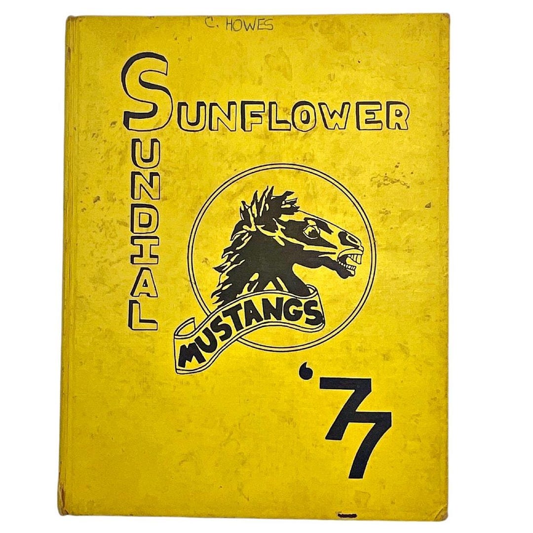 Sunflower School Sundial Mustangs 1977 Yearbook Covina, CA - Etsy