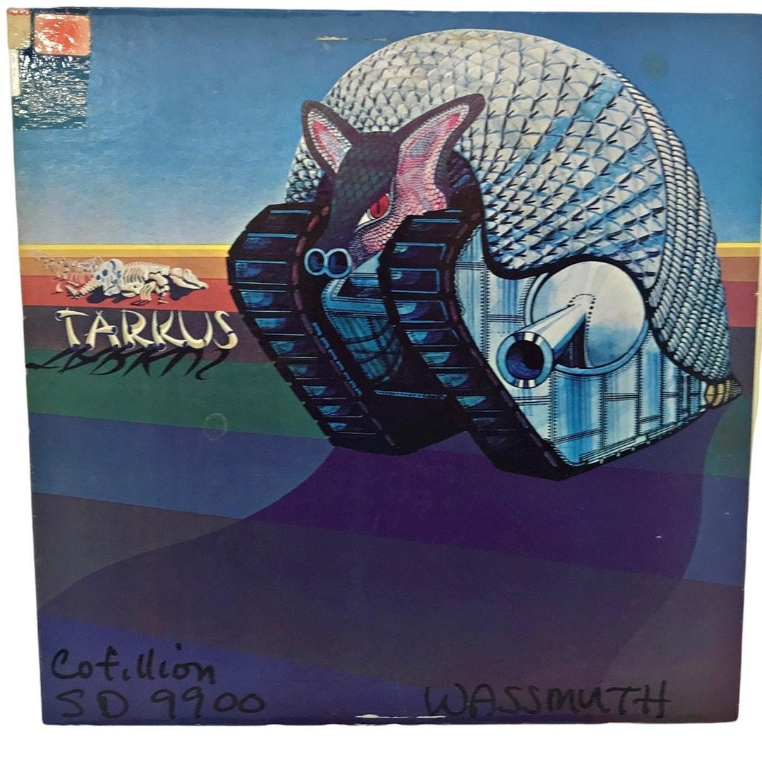 Tarkus Emerson Lake Palmer Lp Vinyl Album Gatefold Sd9900 Cotillion 71