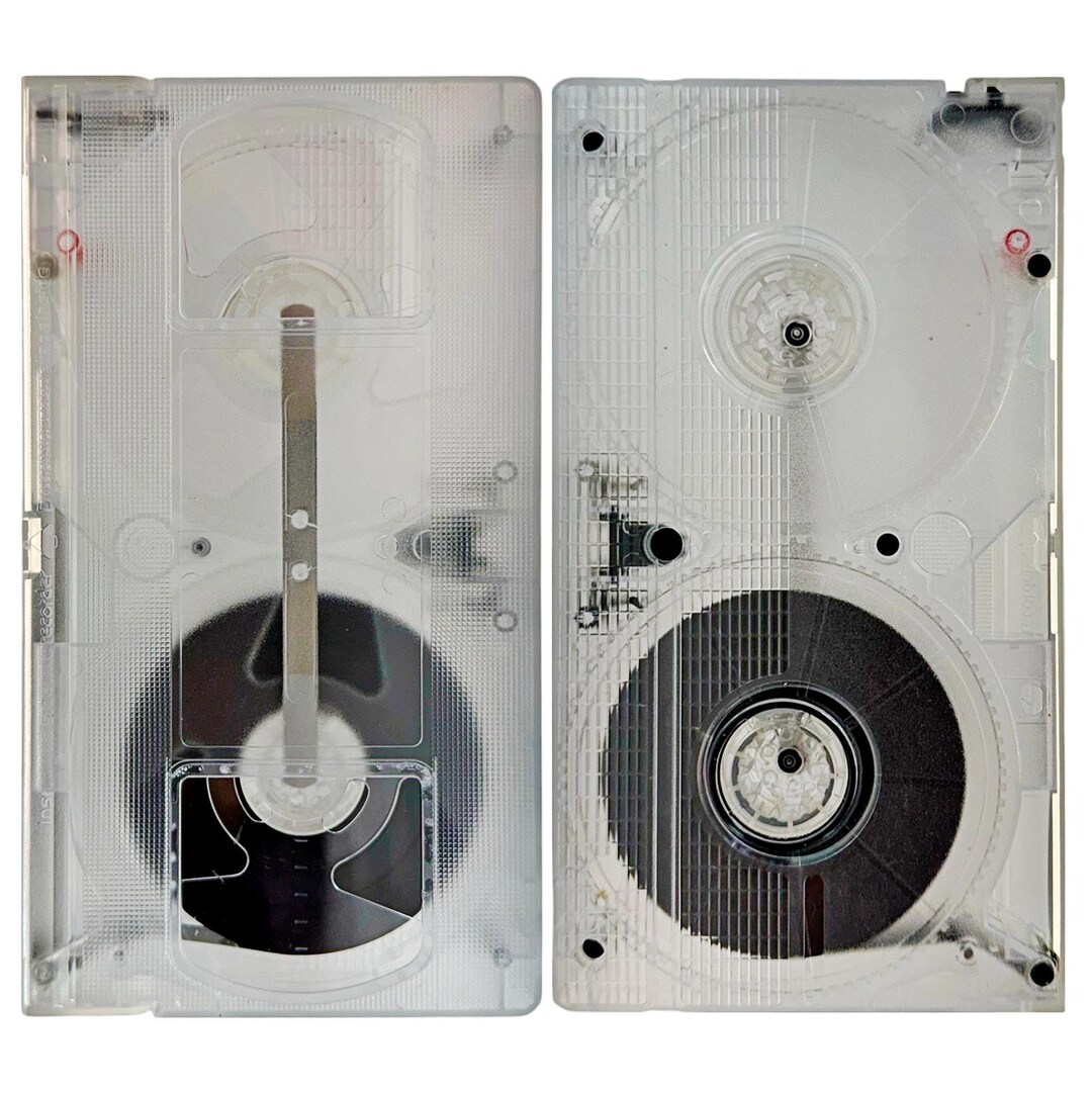 VHS is LIFE "solid Clear" VHS Shell W/ Clear Spools & T-130 Tape - Etsy