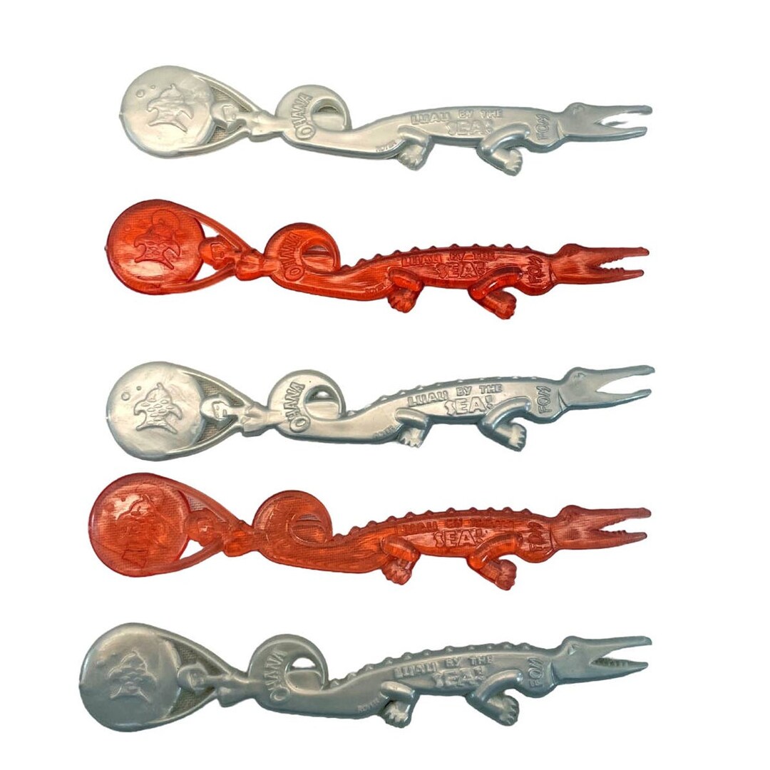 Vintage Lot 5 Ohana Luau by the Sea Swizzle Sticks Tiki MCM Hawaiian ...