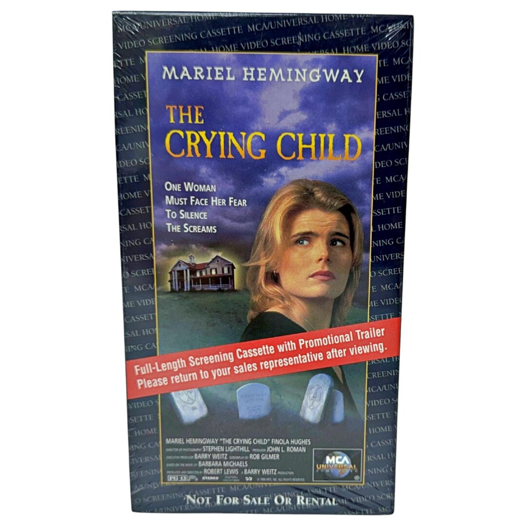 The Crying Child VHS Screener Demo Promo SEALED 1996 Mariel Hemingway ...