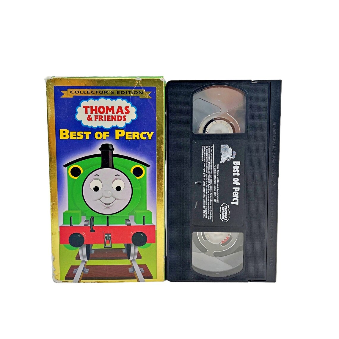 Thomas the Tank Magic Railroad & Best of Percy Lot of 2 VHS Tapes FREE ...