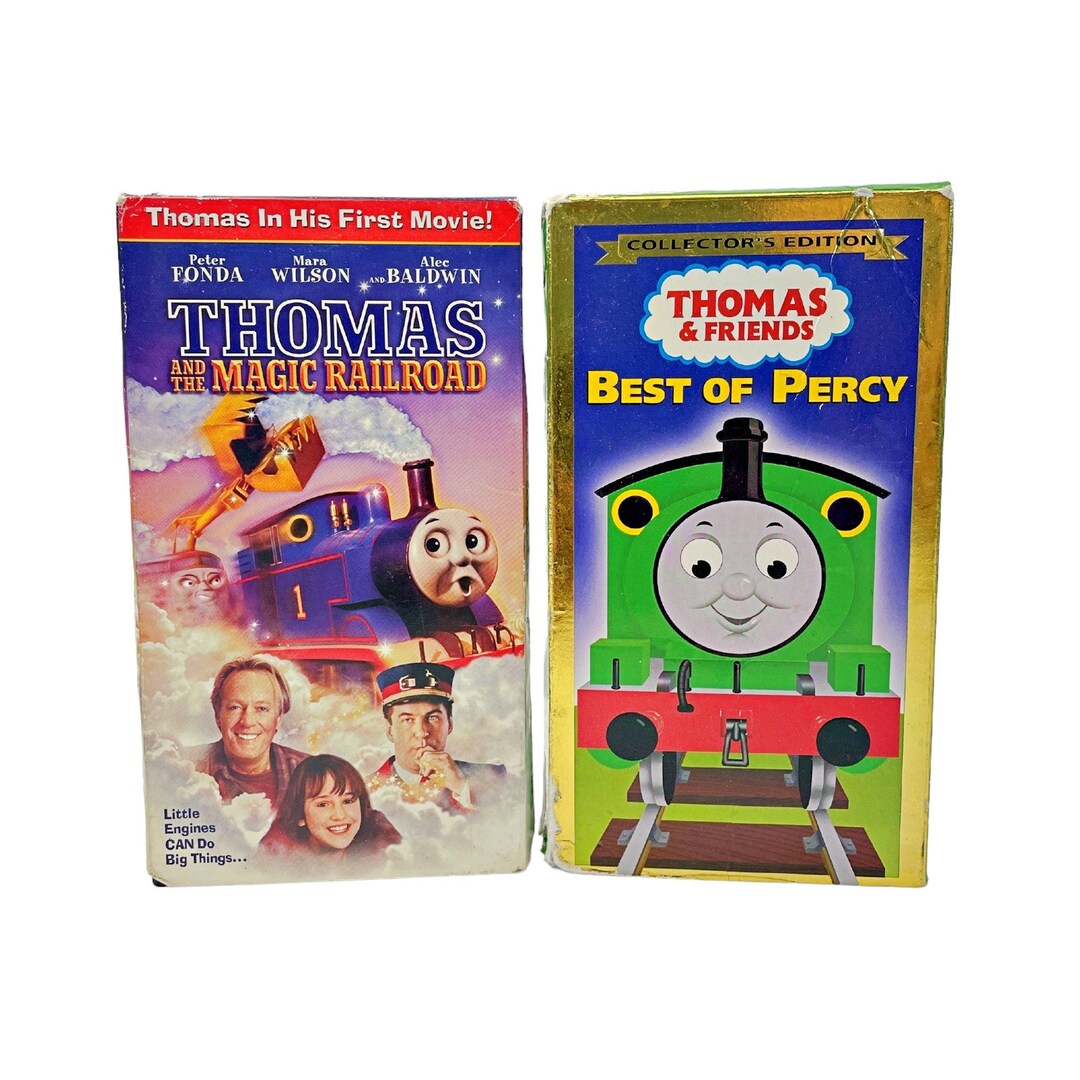 Thomas the Tank Magic Railroad & Best of Percy Lot of 2 VHS Tapes *FREE ...