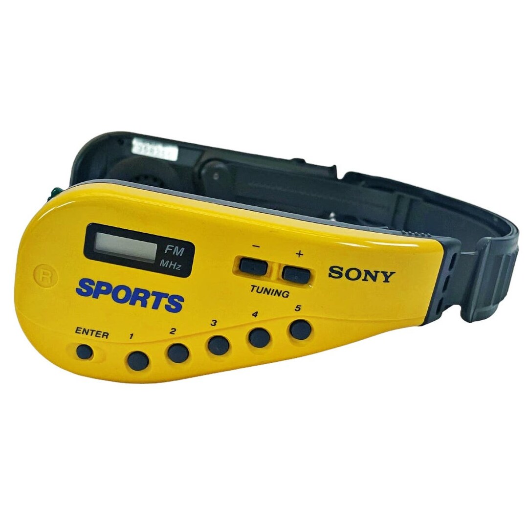 Vintage Sony Sports Walkman SRF-M50 FM Stereo Headphones Radio Tested ...