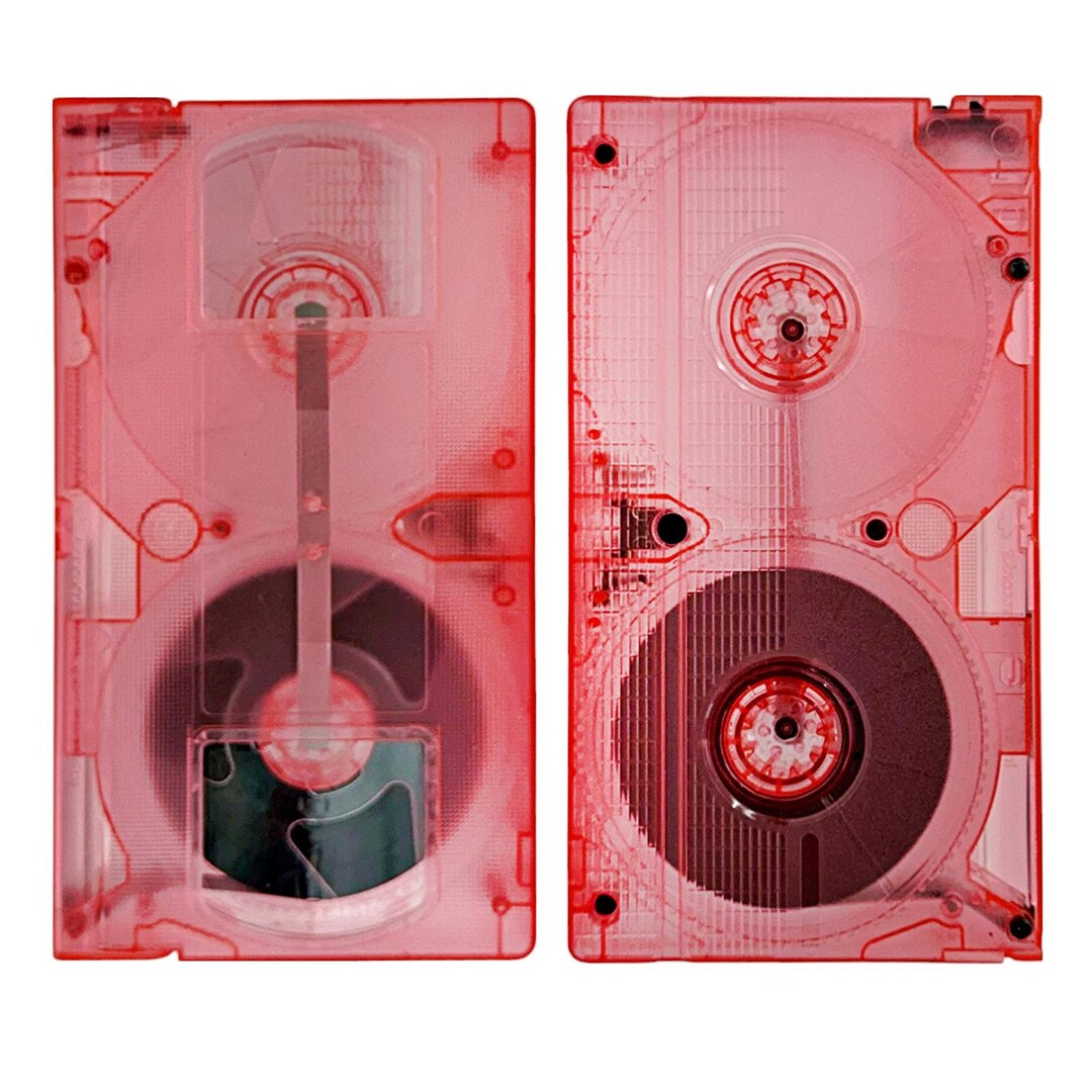 VHS is LIFE Hot Pink Transparent Color VHS Shell W/ Matching Spools & T ...
