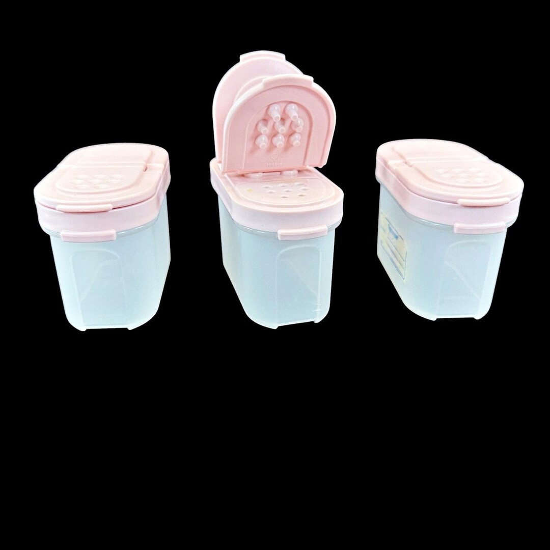 Tupperware Modular Mates Spice Shaker Containers & Lids (3) 1843-31 ...