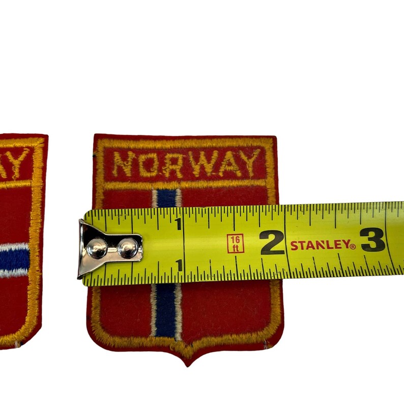 Vintage Norway Austria Sweden Flag Embroidered Patches Travel Lot of 8 ...