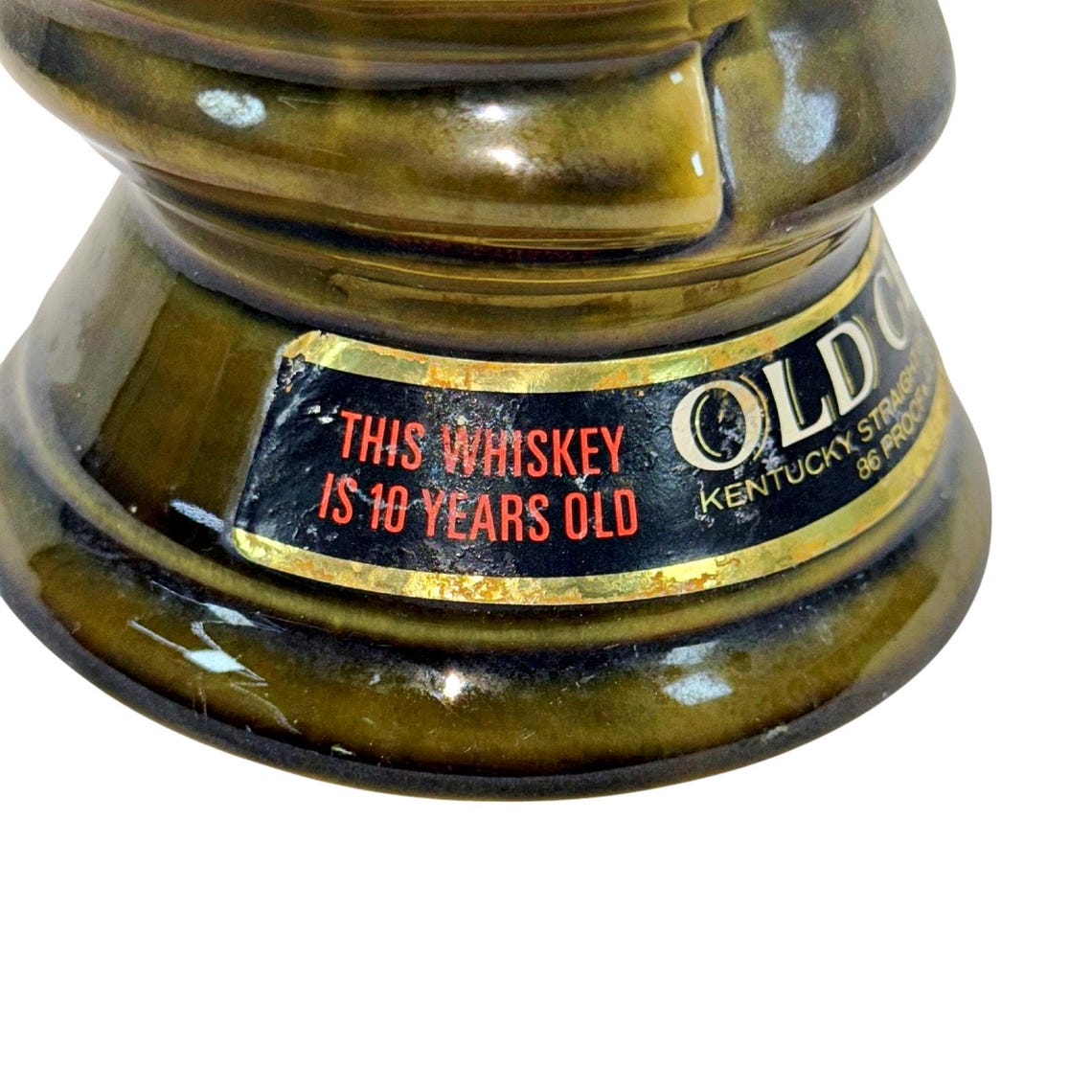 Vintage 1960's Old Crow Green Pawn Chess Piece Empty Decanter MCM - Etsy