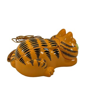 Garfield Cat Phone Vtg TYCO 80s Landline Telephone 1981 Eyes Open ...