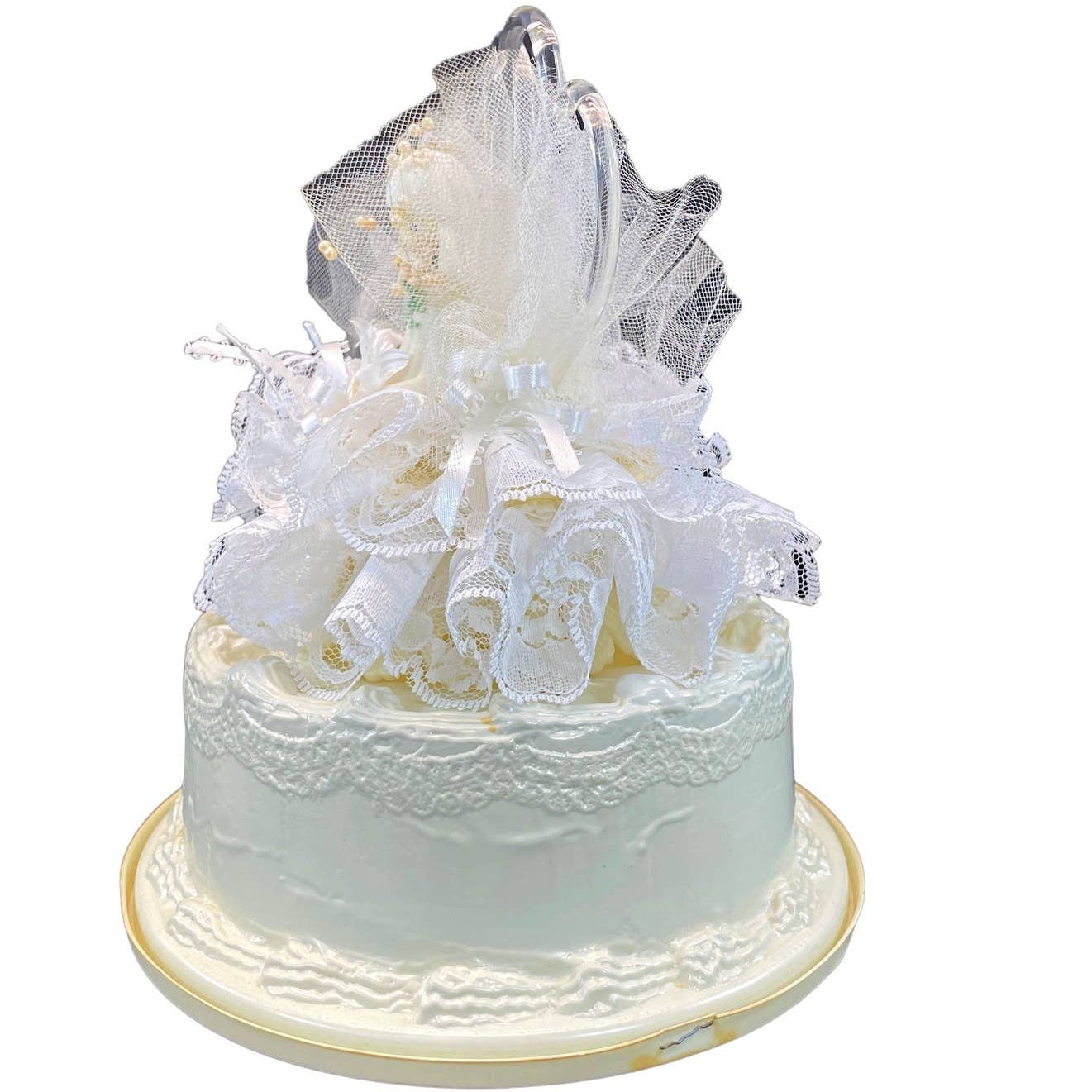 NEW Vintage Classic Precious Moments Cake Topper Wedding Lace - Etsy