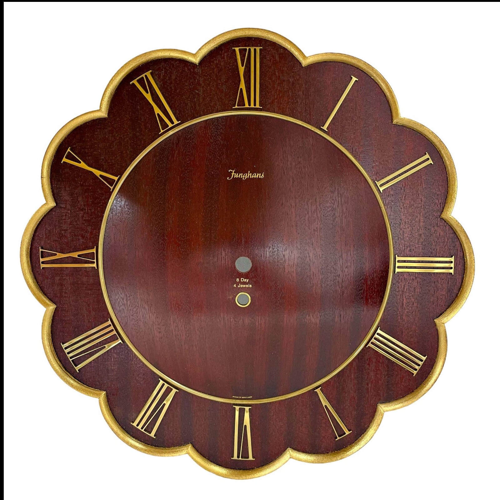 Junghans Mahogany CLOCK FACE ONLY 26/0112 8 Day / 4 Jewels - Etsy