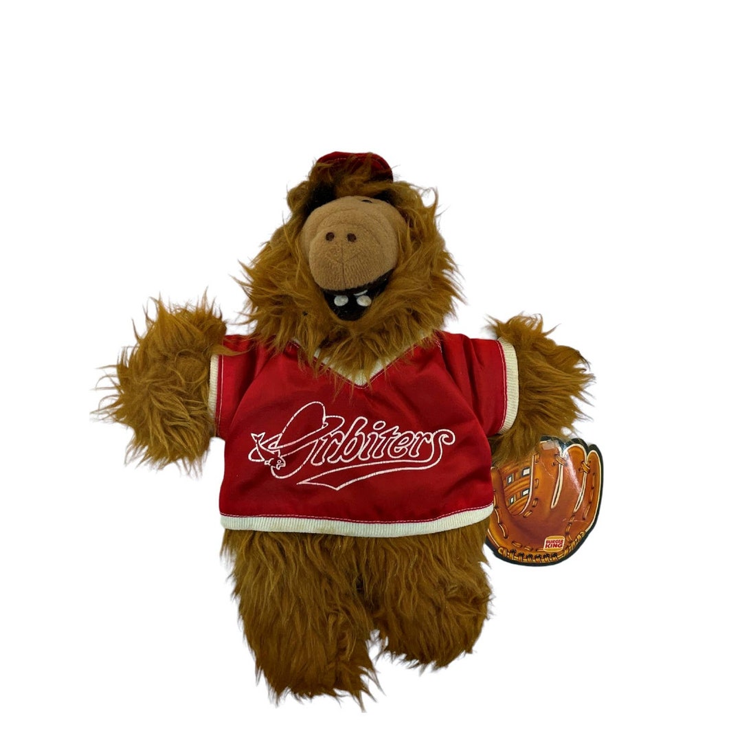 Alf Orbiters Baseball Plush Hand Puppet 1988 Burger King 11 Vintage Toy ...