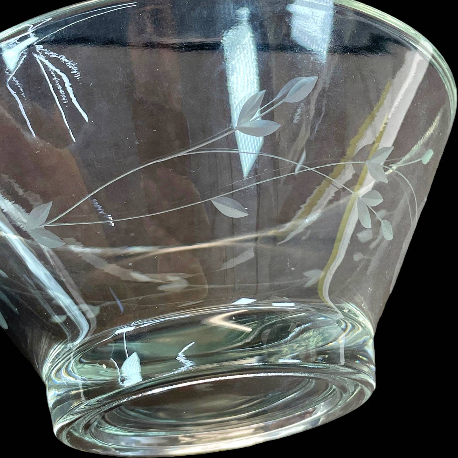 Princess House Crystal Heritage Condiment Candy Bowl and Plate W ...