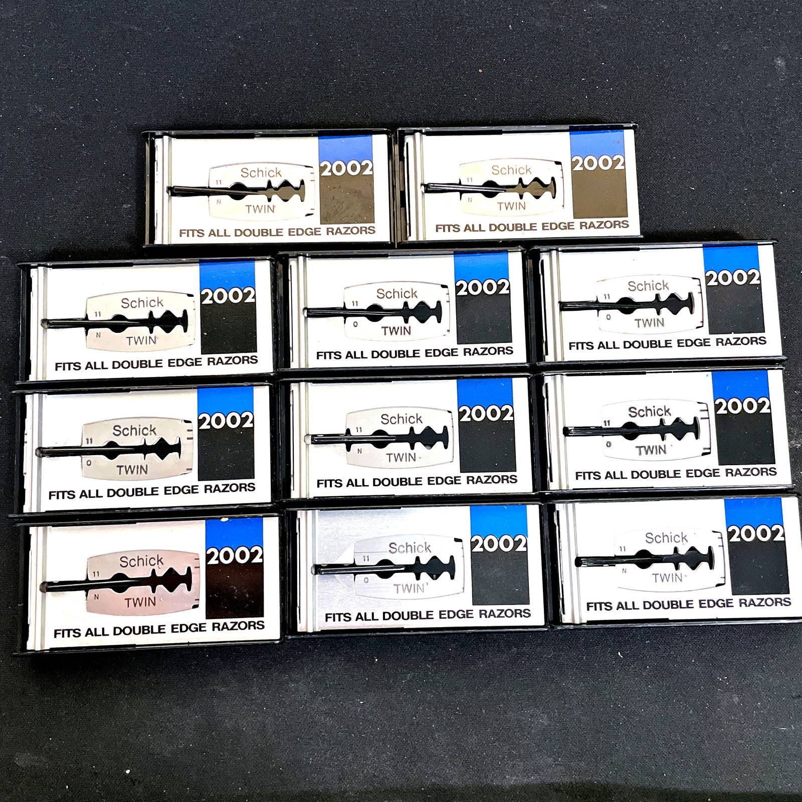 Schick 2002 Twin Double Edge Razor Blades Lot of 11 - Etsy