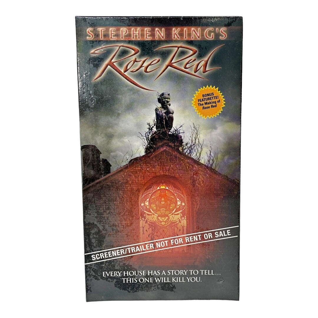 Stephen King's Rose Red VHS Screener Trailer Demo Promo Factory SEALED ...