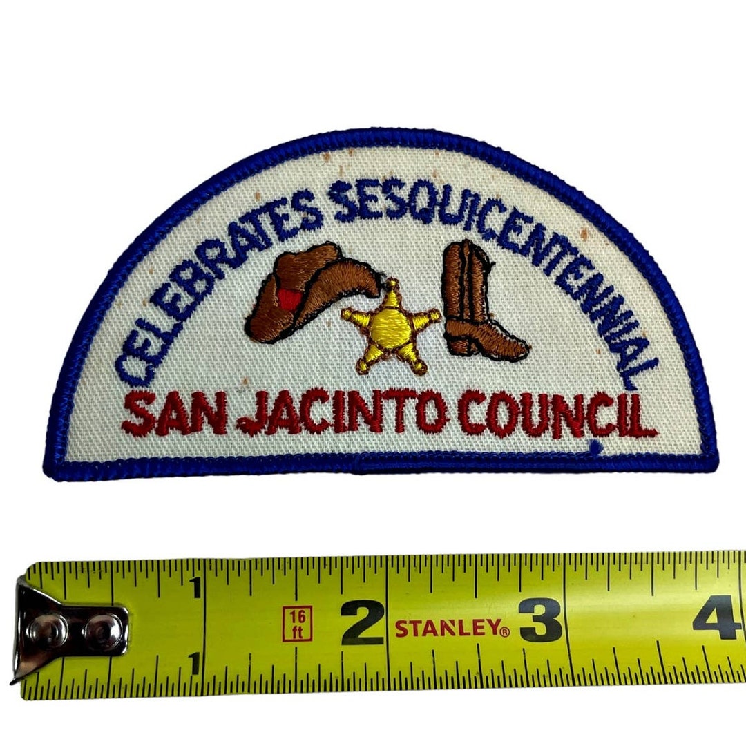 Vintage Celebrates Sesquicentennial San Jacinto Council TX Patch Cloth ...