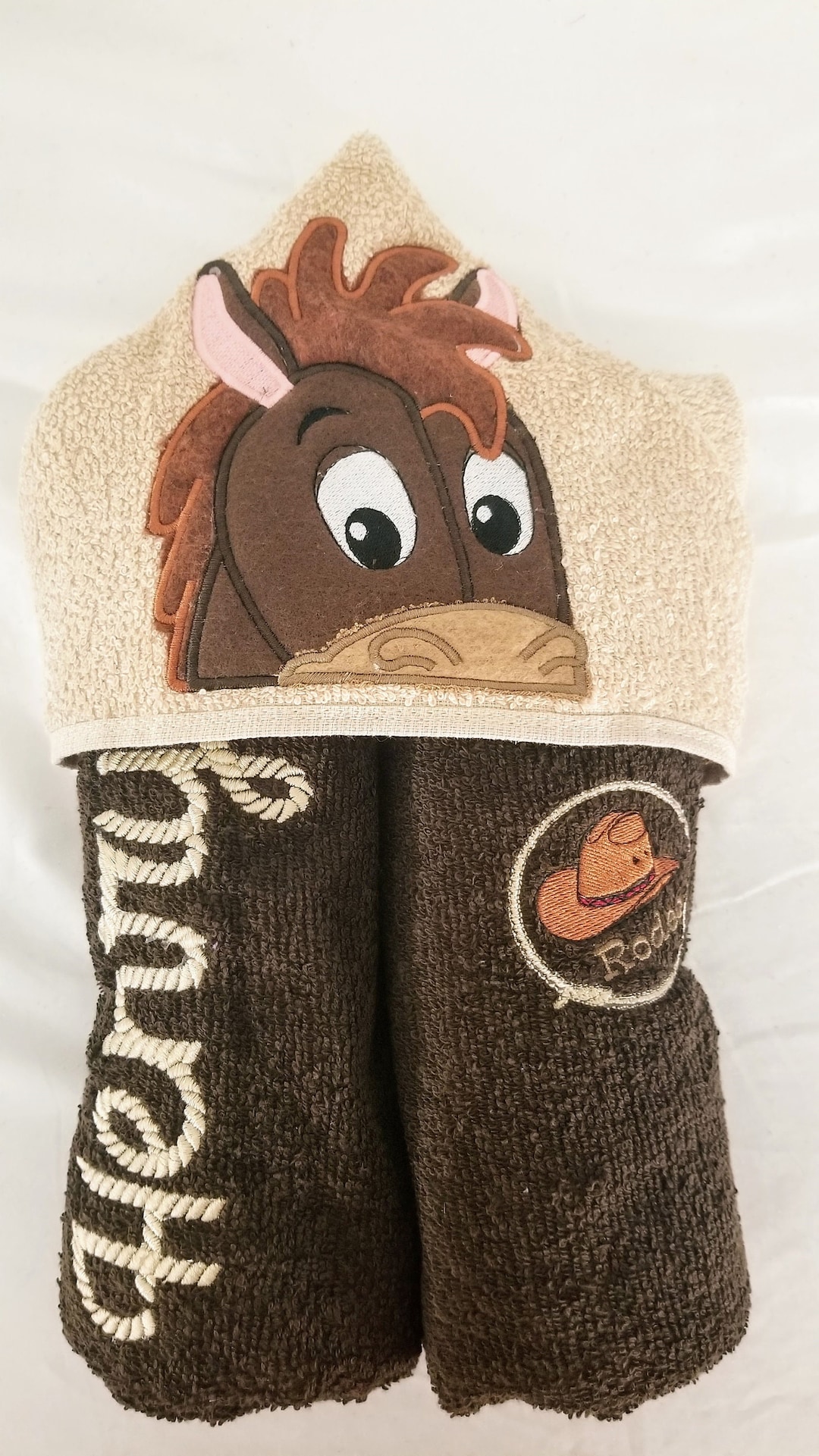 Cowboy Horse Hooded Towel - Etsy